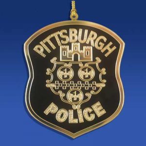 Pittsburgh Police Shield Ornament - Positively Pittsburgh